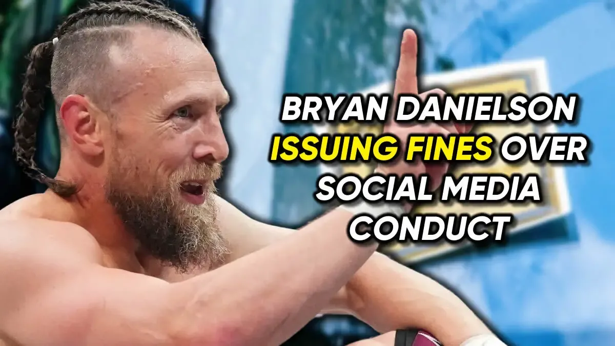 Bryan Danielson Fining AEW Talent For Social Media Conduct